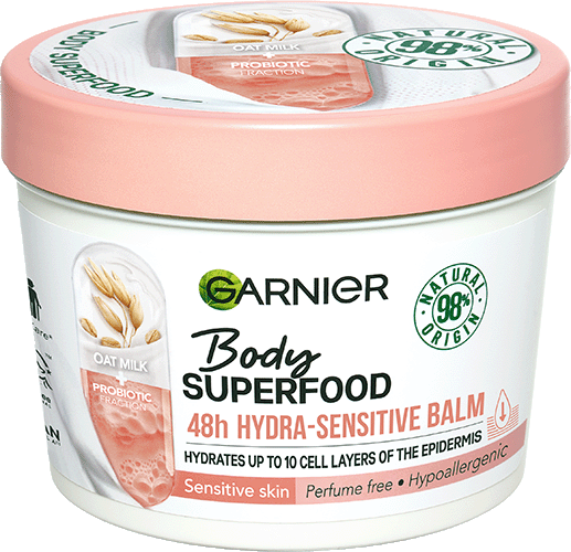 Superfood » Body Oatmilk & Probiotic Hypoallergenic Balm | Garnier