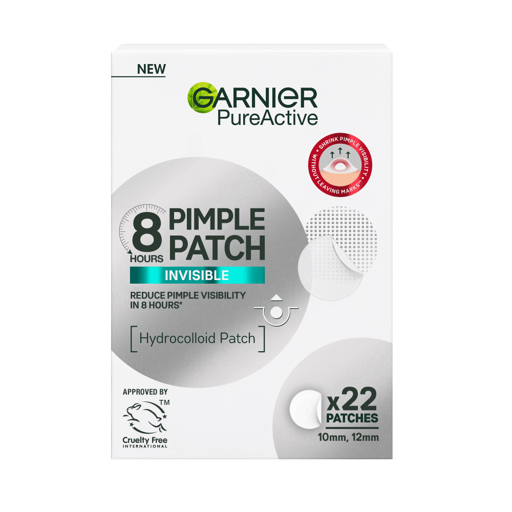Garnier PureActive Invisible Patch mod urenheder til uren hud 22 pc